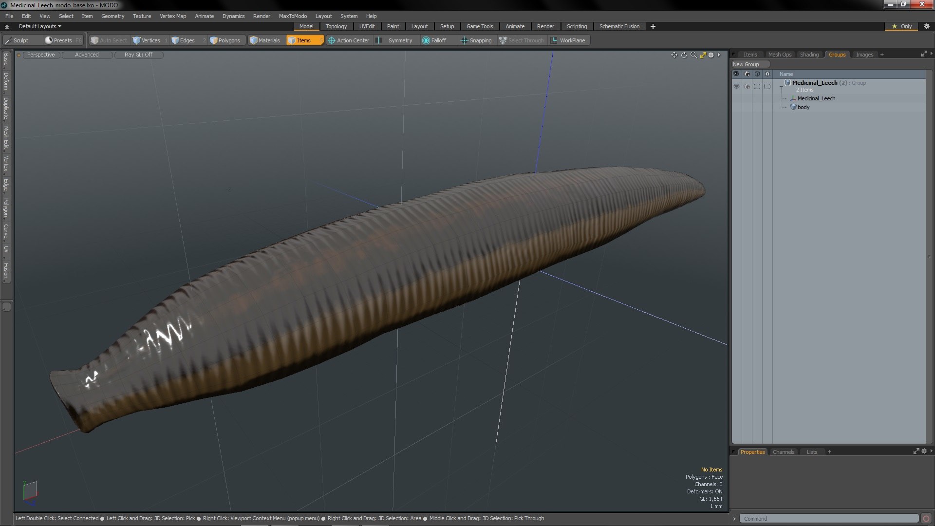 3D Medicinal Leech Model - TurboSquid 2092080