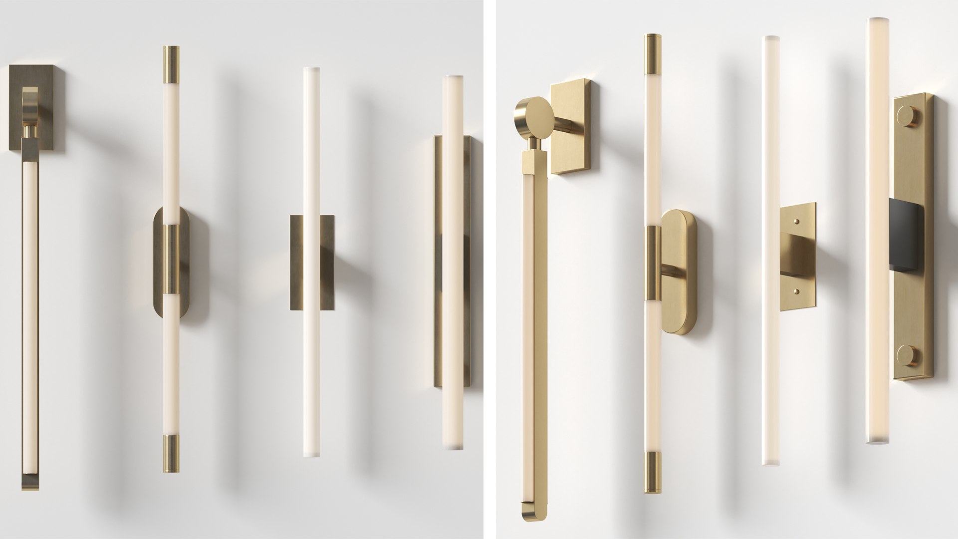 1st Dibs Wall Lamps Set 3D Model - TurboSquid 2169543