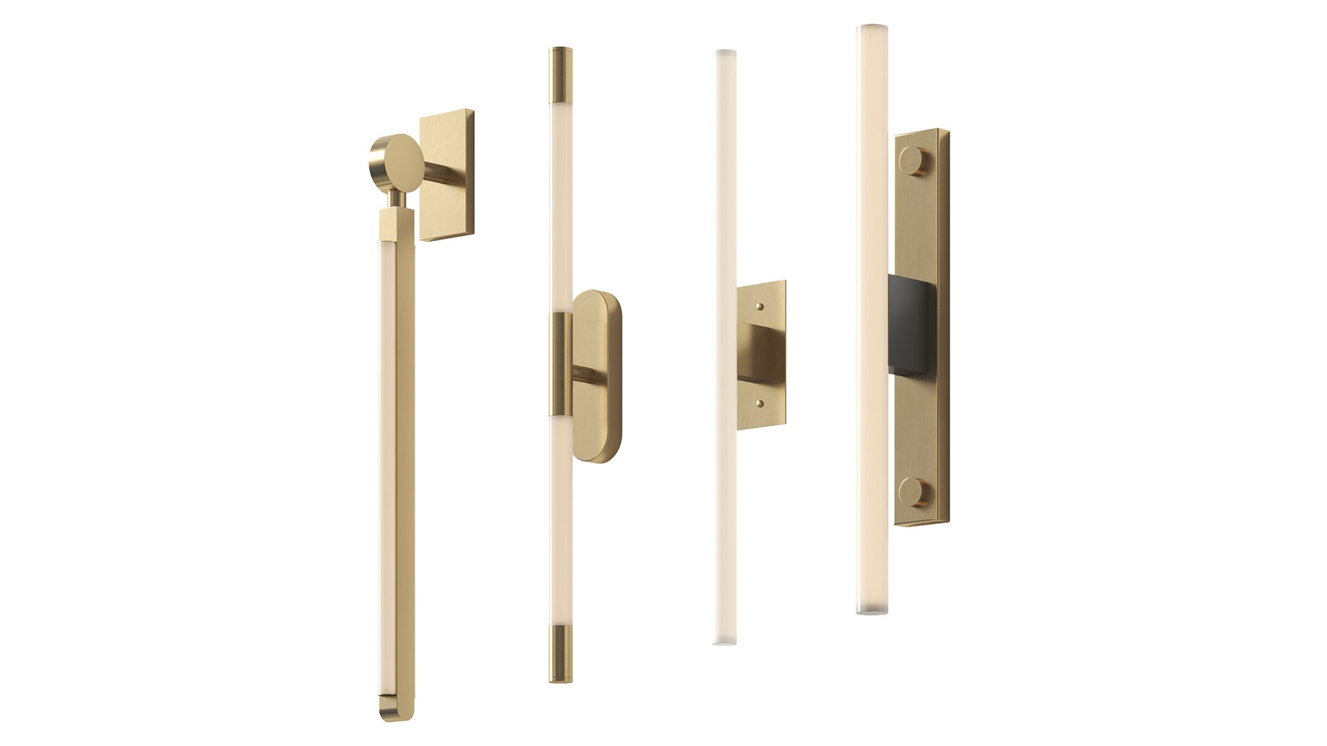 1st Dibs Wall Lamps Set 3D Model - TurboSquid 2169543