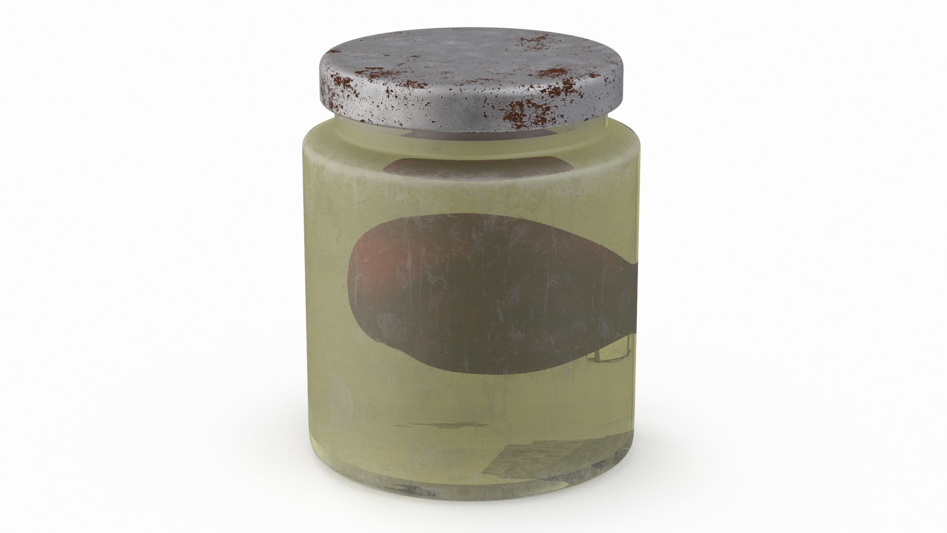 3D Human Liver Organ In A Old Jar Model - TurboSquid 2259006