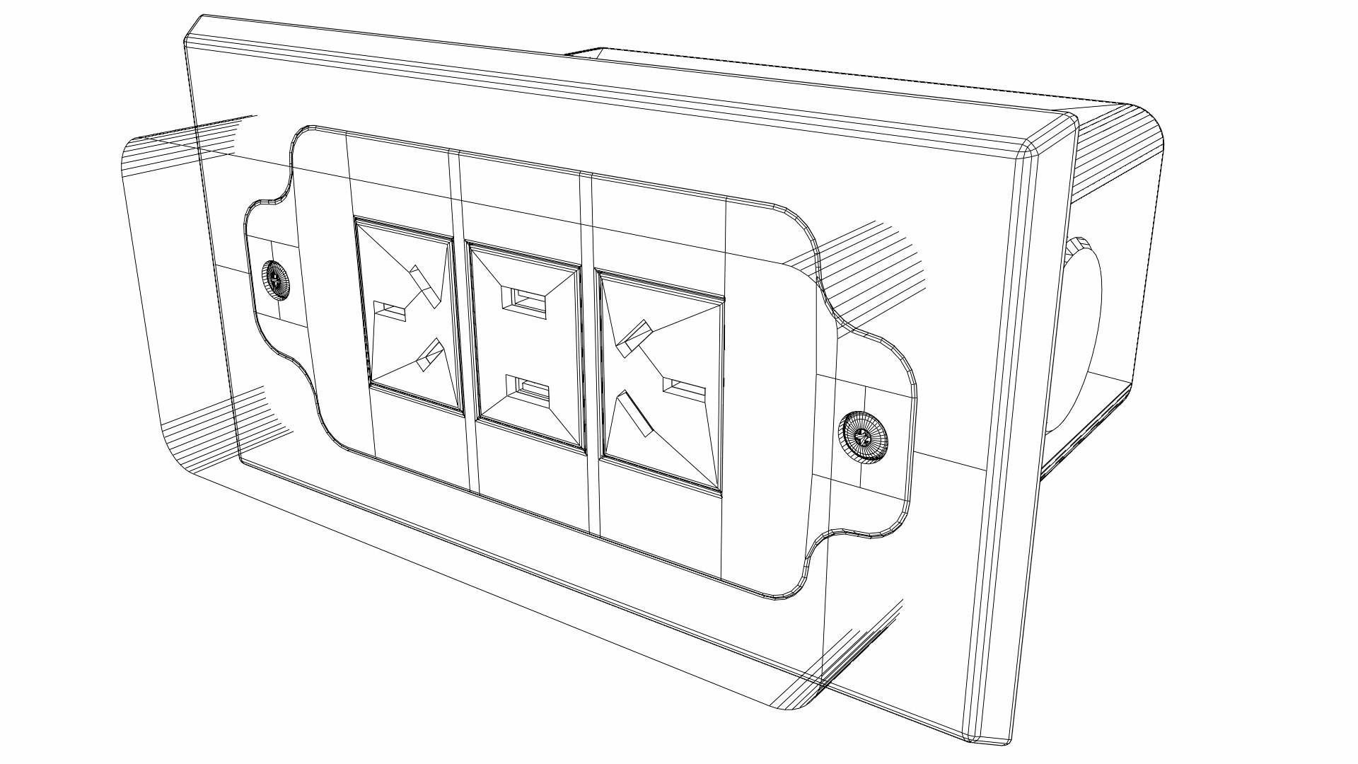 3D Threephase Electrical Socket - TurboSquid 1789771