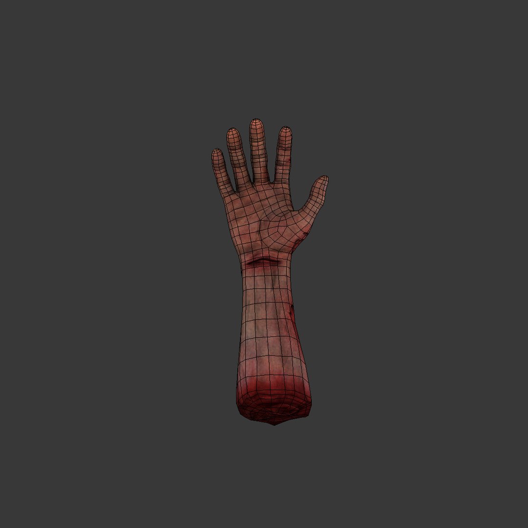 Zombie Hand 3d Max