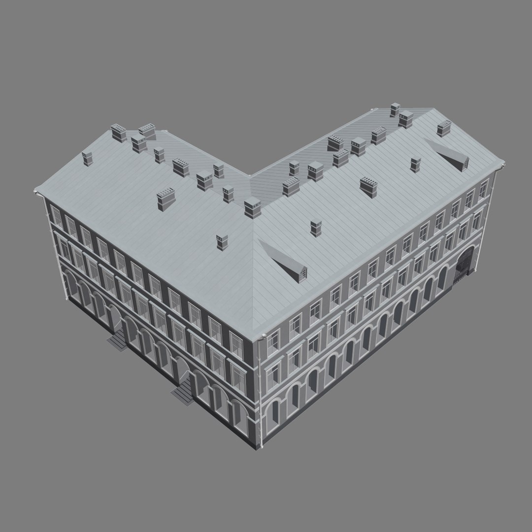 Classic Building 3D Model - TurboSquid 1393768