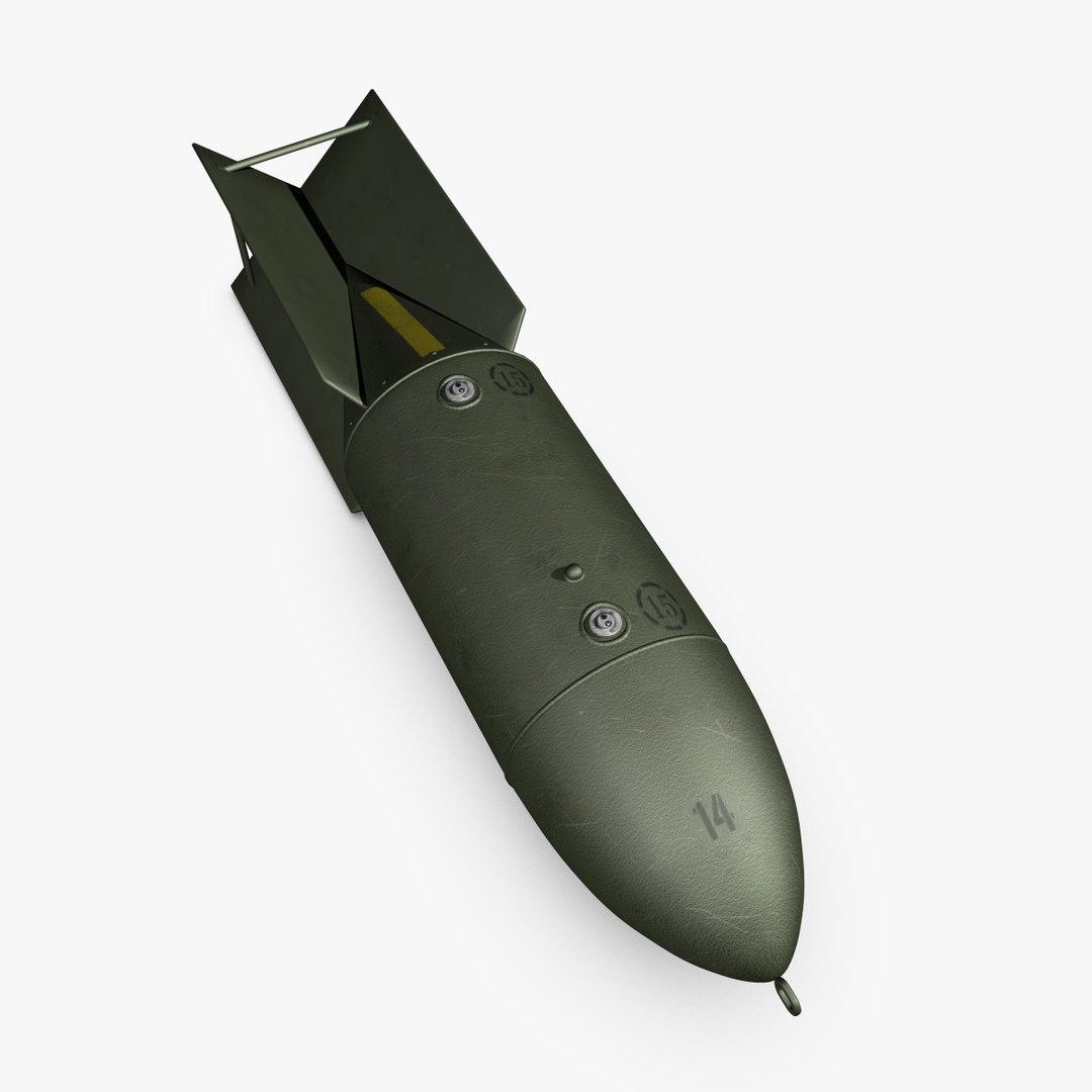 3d Sc250 Bomb 250 Bomber Model