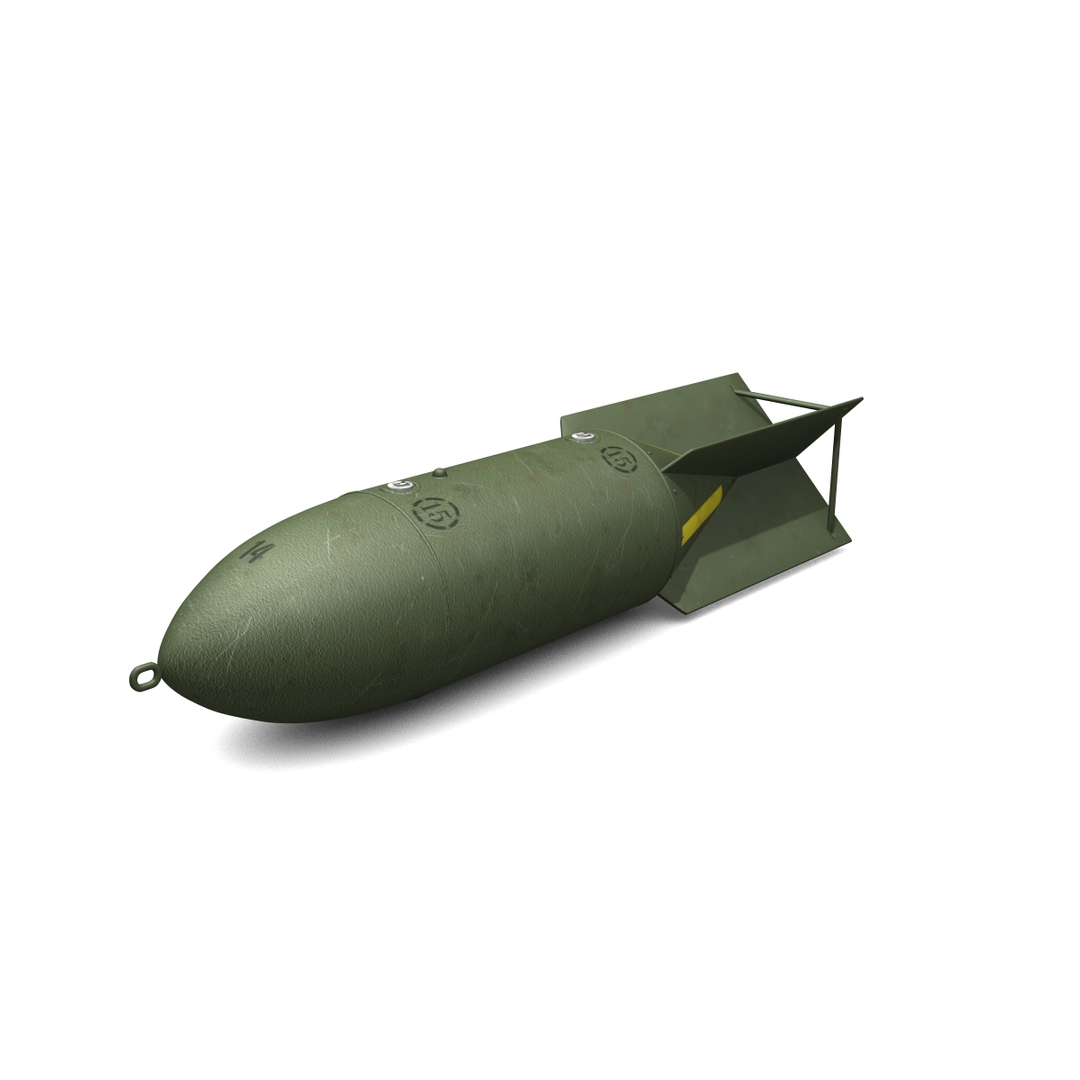 3d Sc250 Bomb 250 Bomber Model