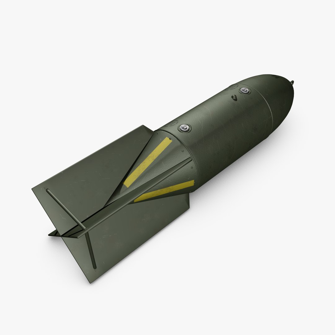 3d Sc250 Bomb 250 Bomber Model