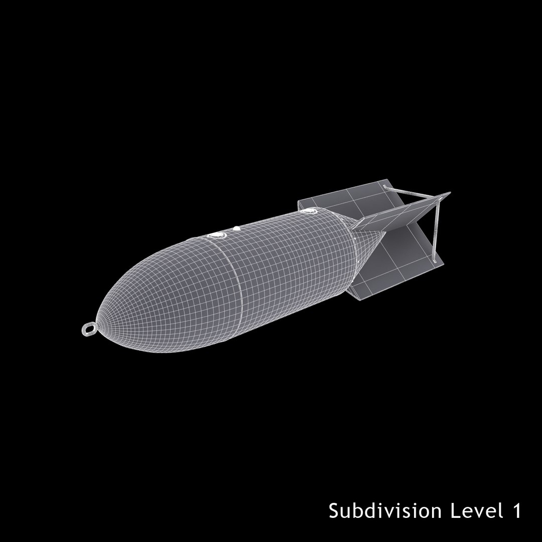 3d Sc250 Bomb 250 Bomber Model
