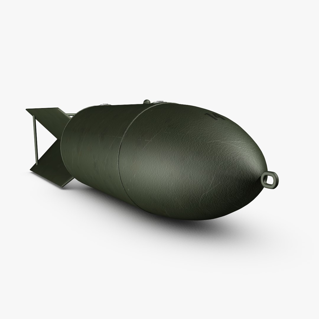 3d Sc250 Bomb 250 Bomber Model