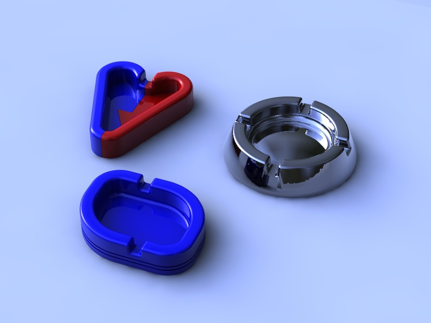 Solidworks Ash Tray 3d Model