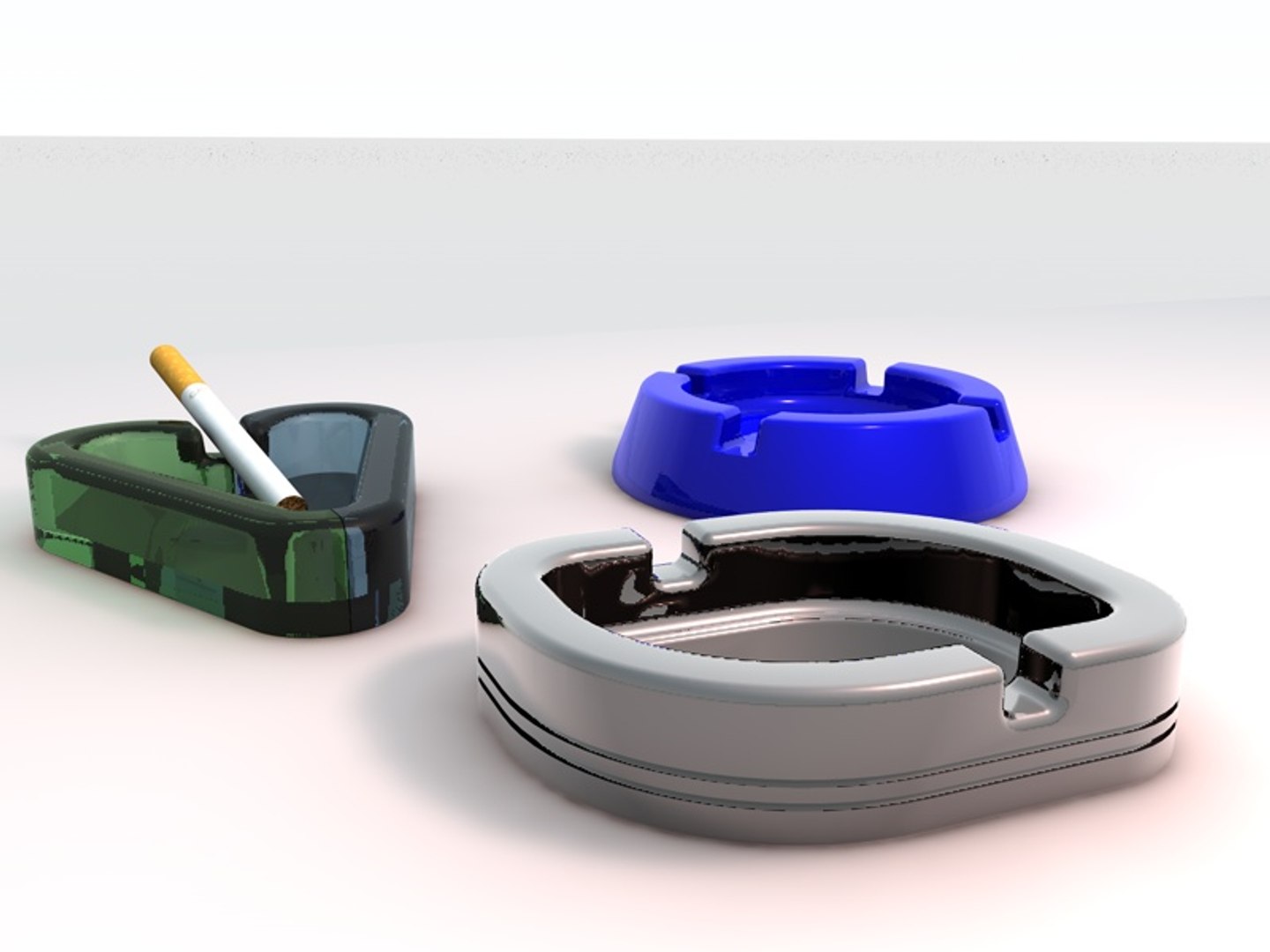 Solidworks Ash Tray 3d Model