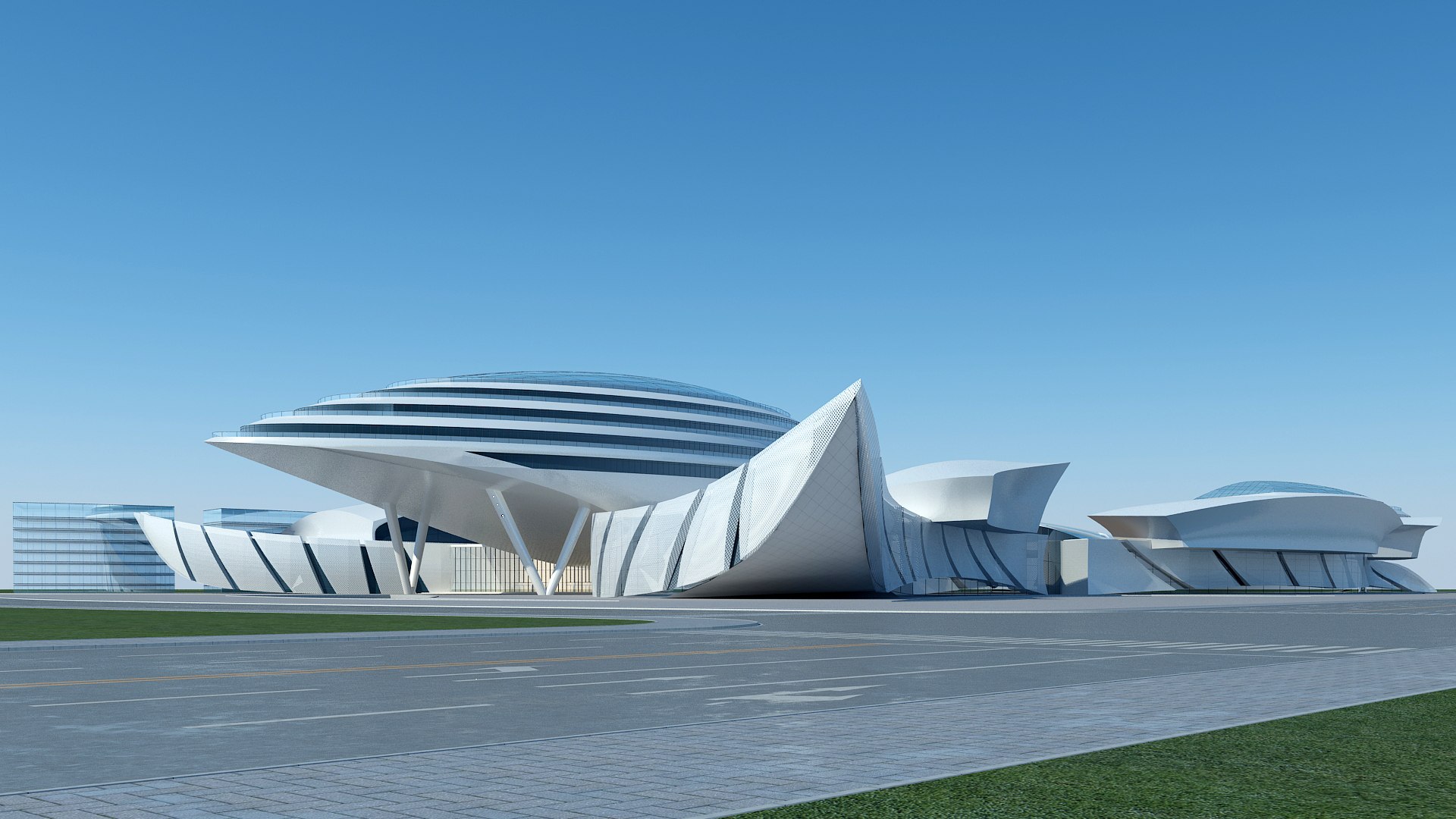 Modern Building Collection 05 3D Model - TurboSquid 1982469