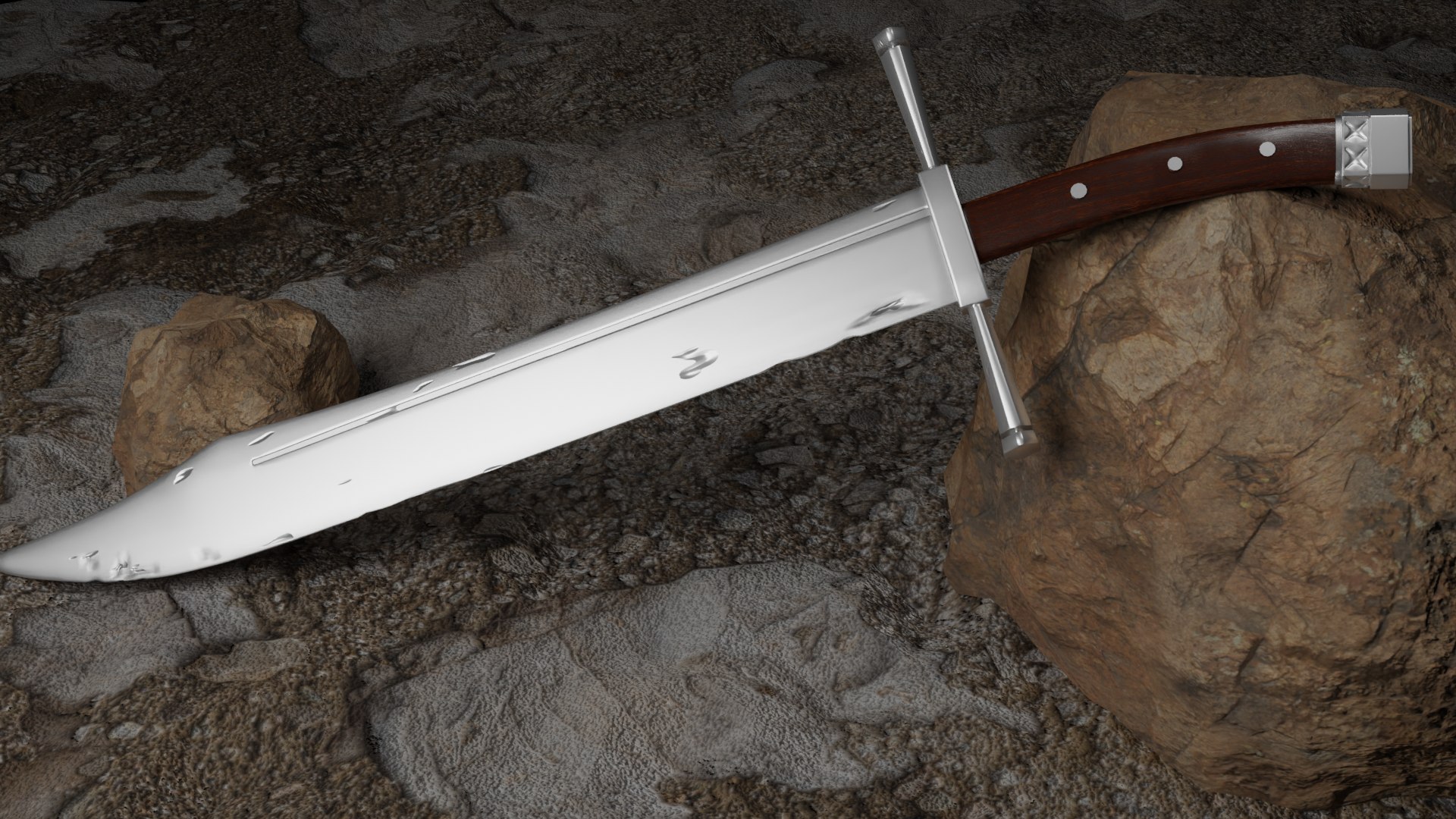 3D Sword Damaged Model - TurboSquid 2237876
