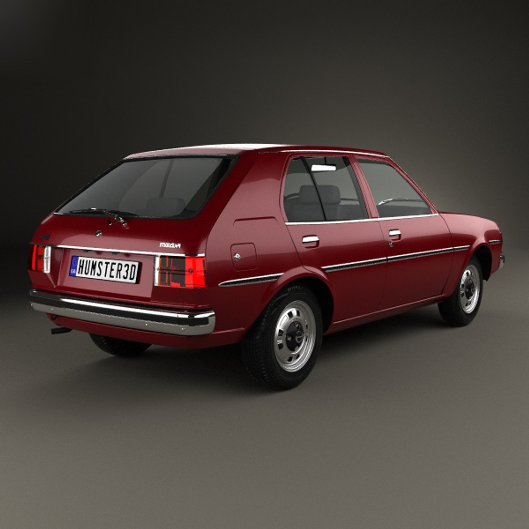 3D model mazda 323 familia - TurboSquid 1296001