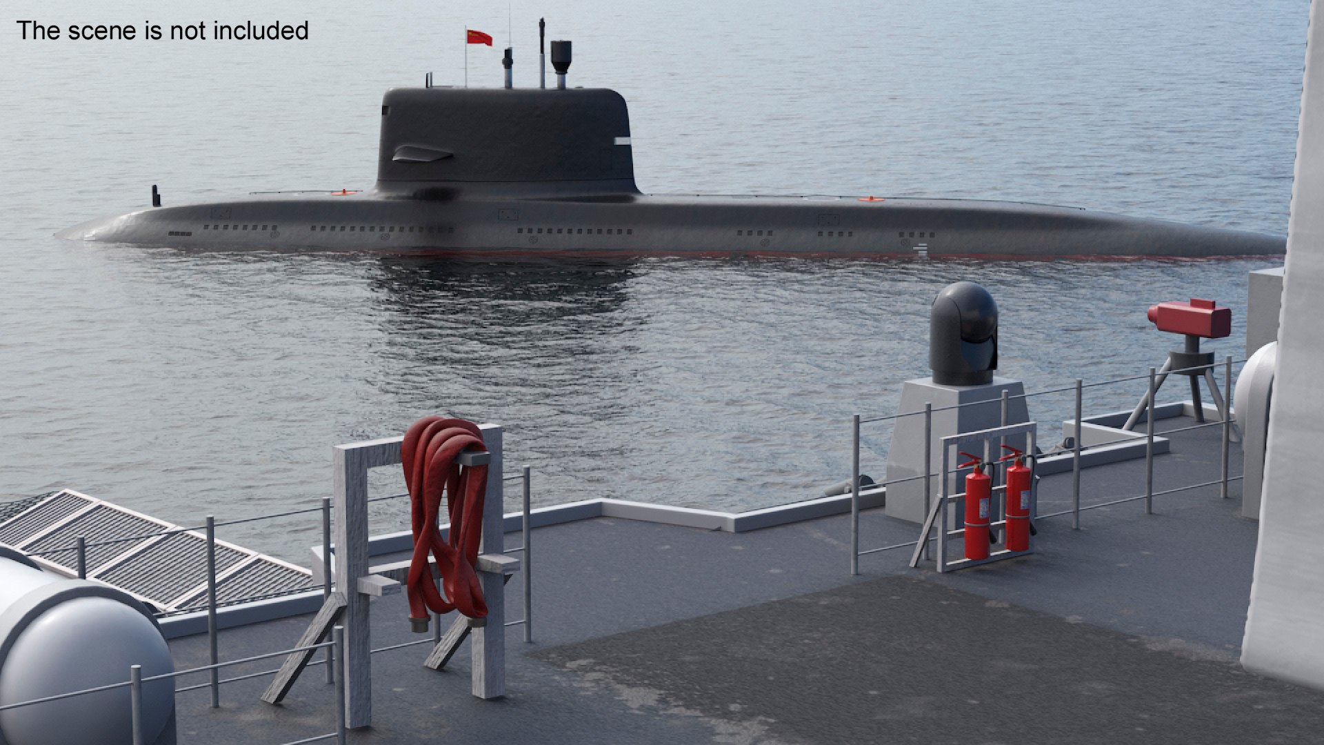 3D Yuan-Class Military Submarine Type 039A Rigged For Cinema 4D - TurboSquid 2431087