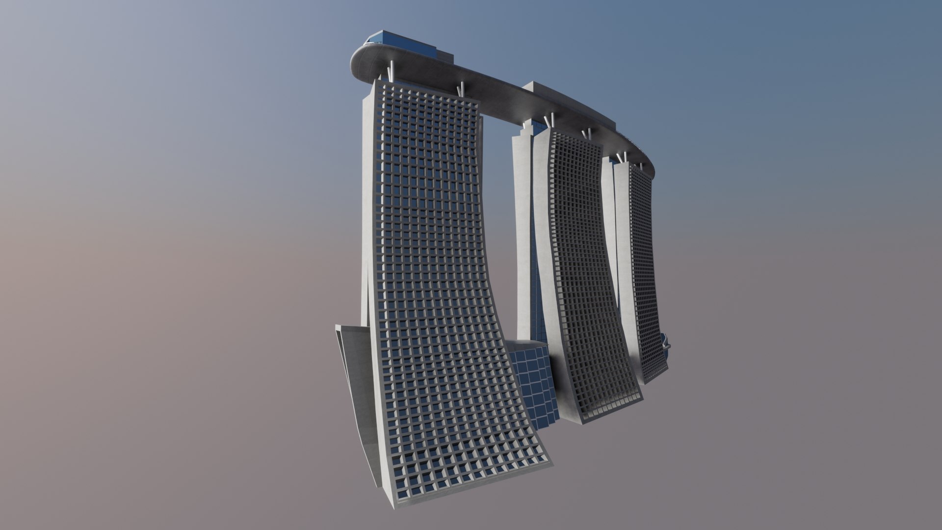 3D Singapore Marina Bay Sands Building Model - TurboSquid 1715022