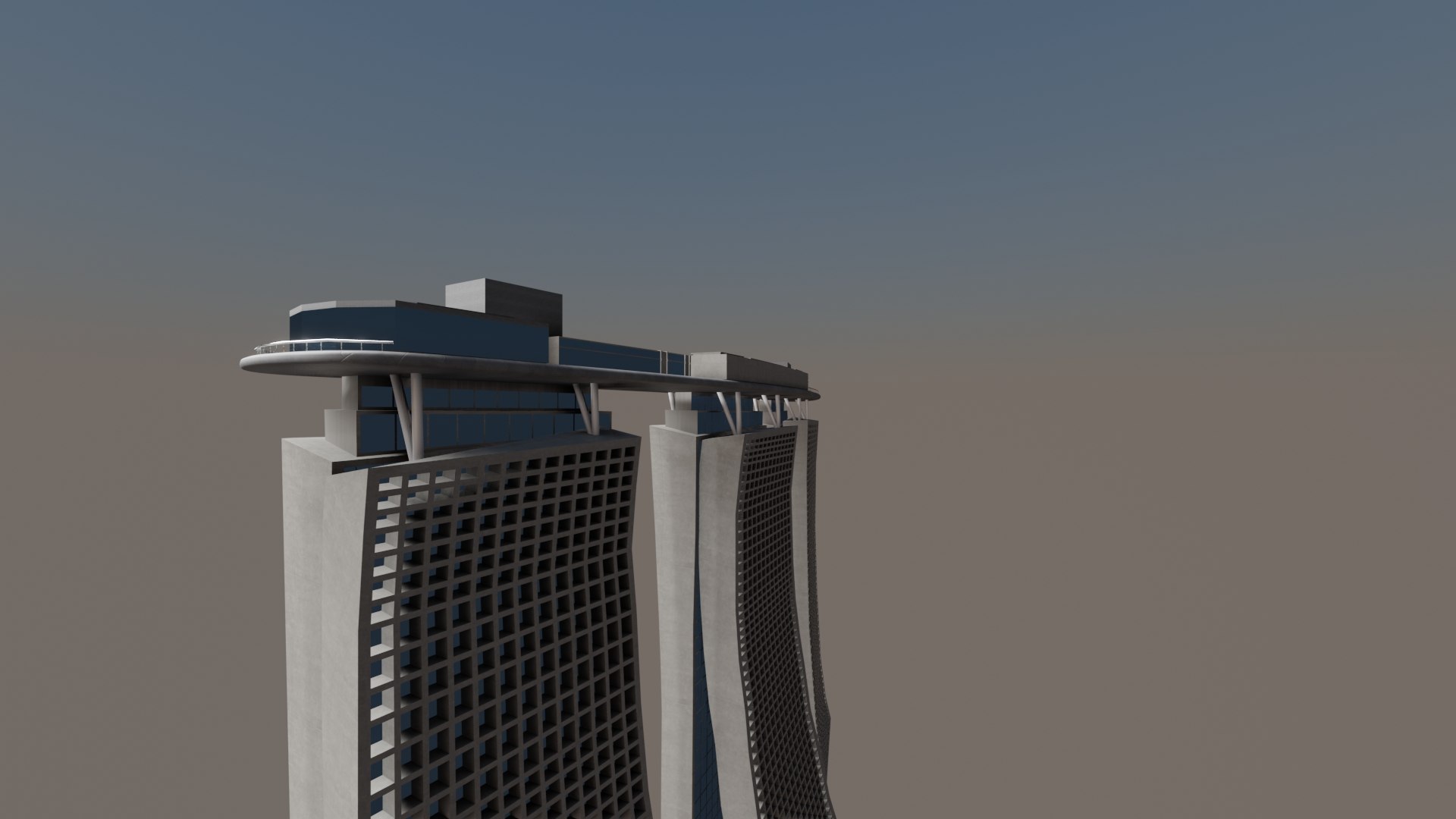 3D Singapore Marina Bay Sands Building Model - TurboSquid 1715022