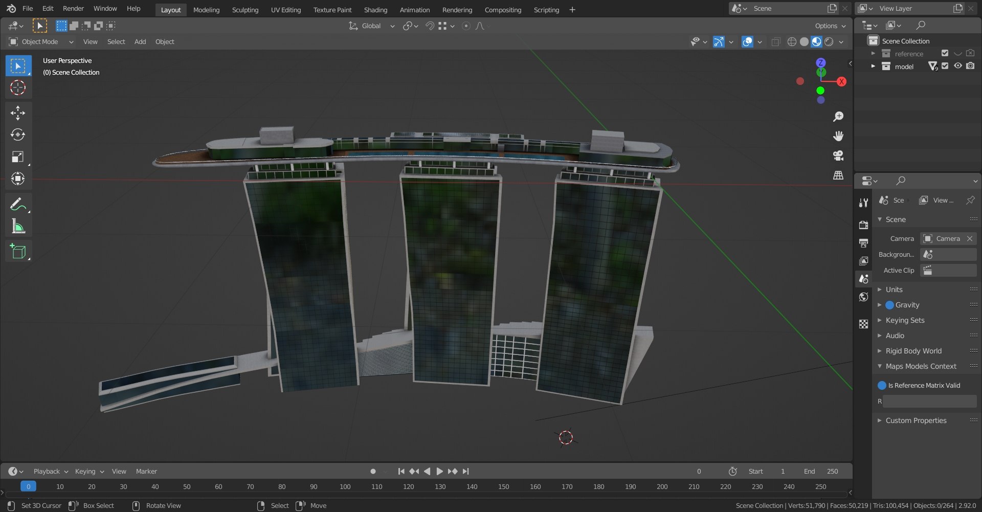 3D Singapore Marina Bay Sands Building Model - TurboSquid 1715022