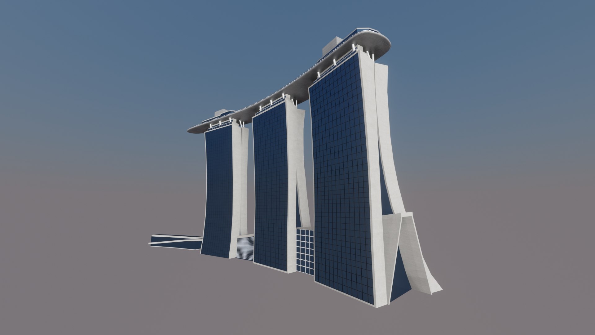 3D Singapore Marina Bay Sands Building Model - TurboSquid 1715022