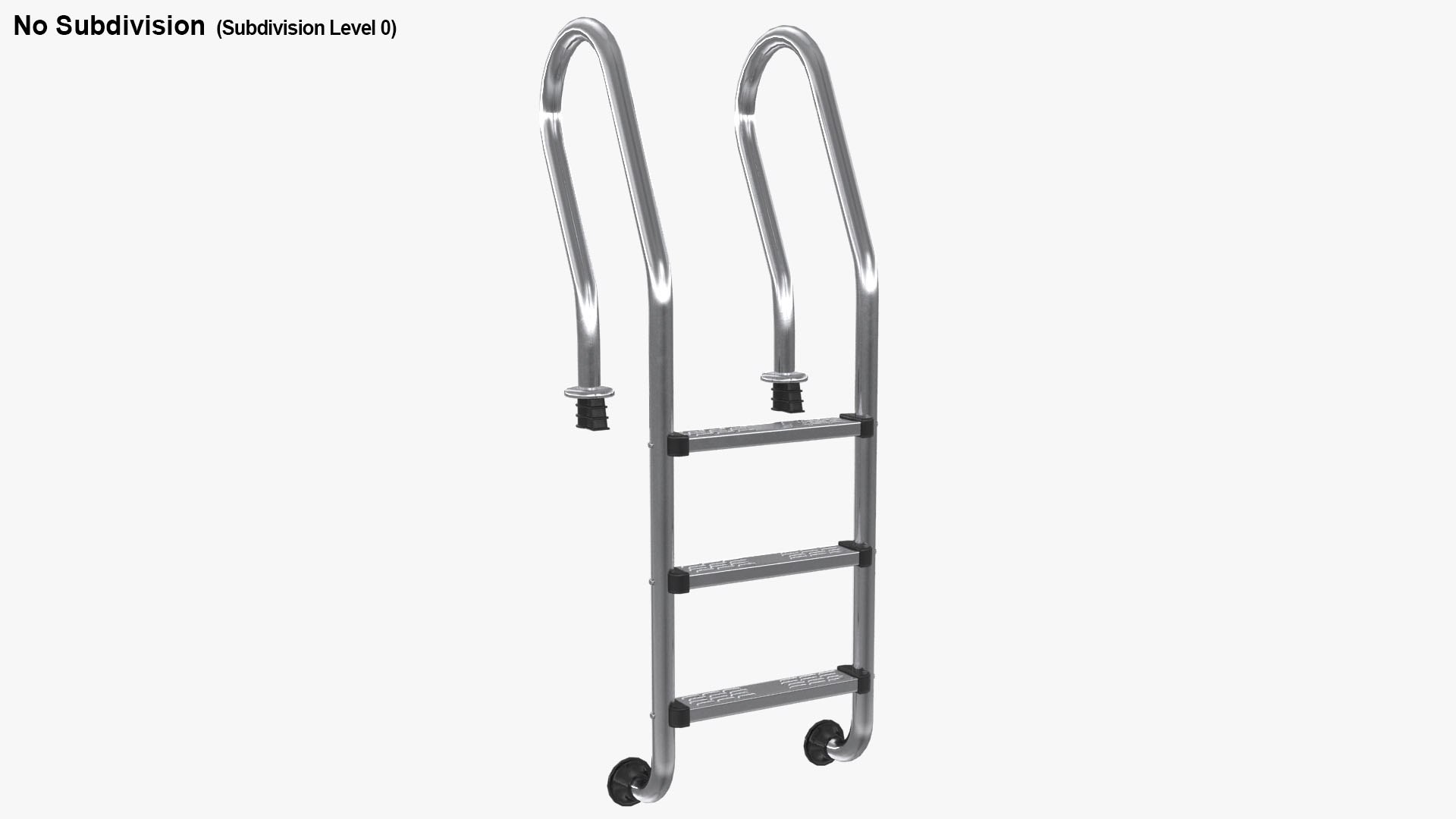 3D Pool Ladder 02 - TurboSquid 2105394