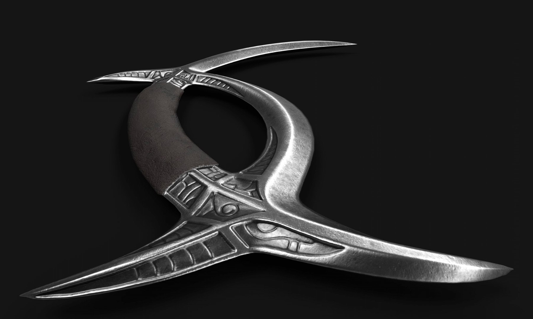 3D Chinese Blade Model - TurboSquid 1322427