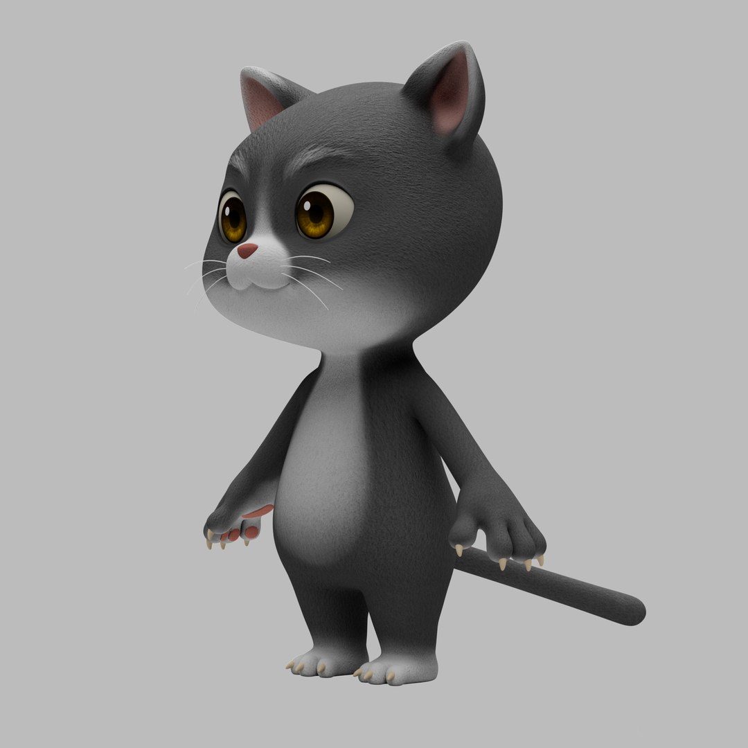 Cat Model - TurboSquid 2068778