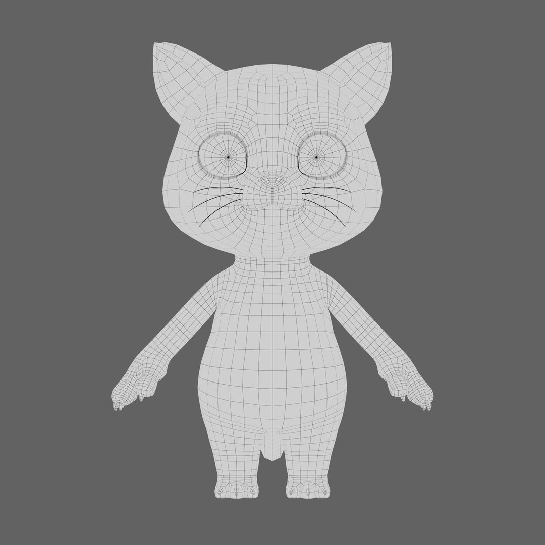 Cat Model - TurboSquid 2068778