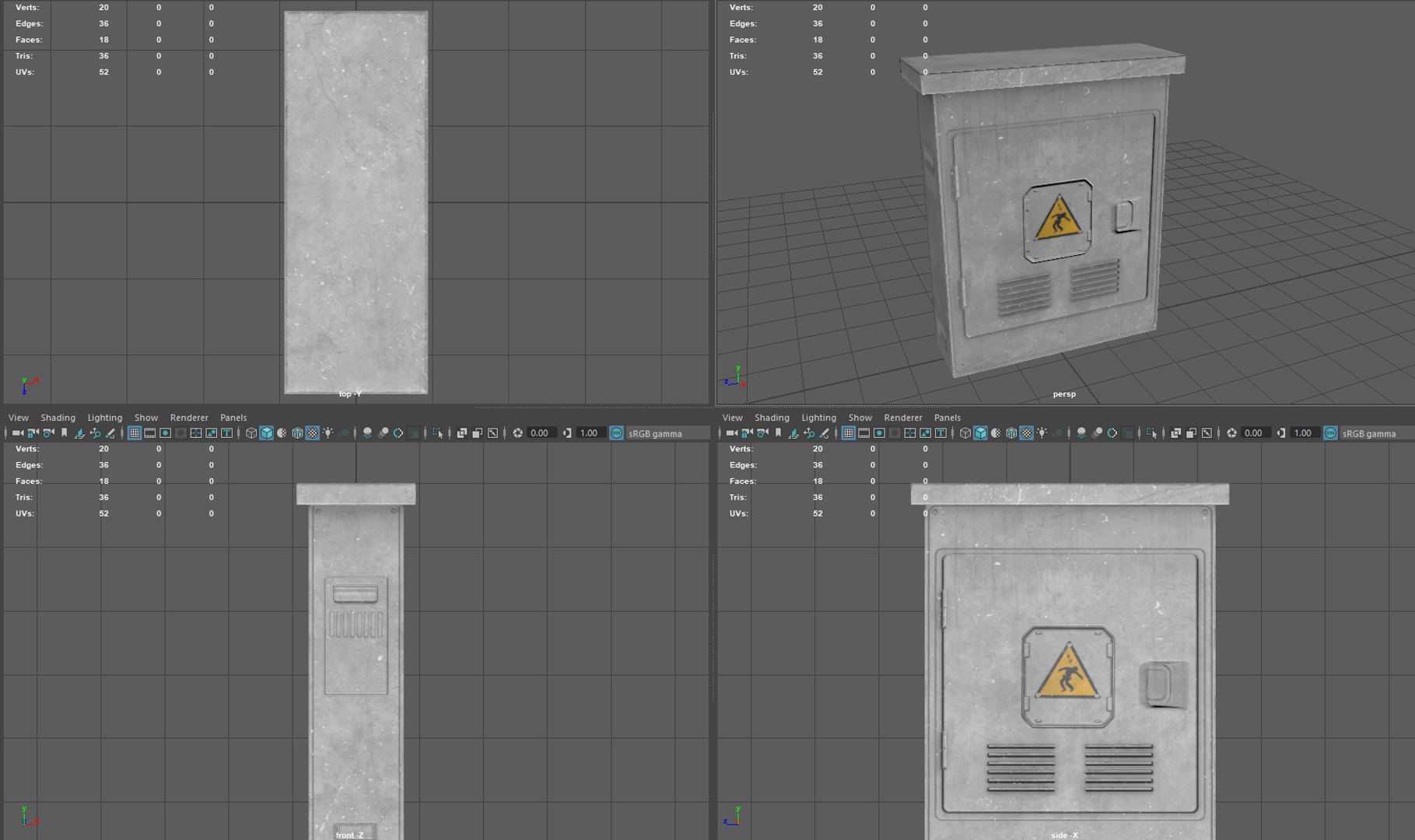 Utility Box 3D Model - TurboSquid 2095015