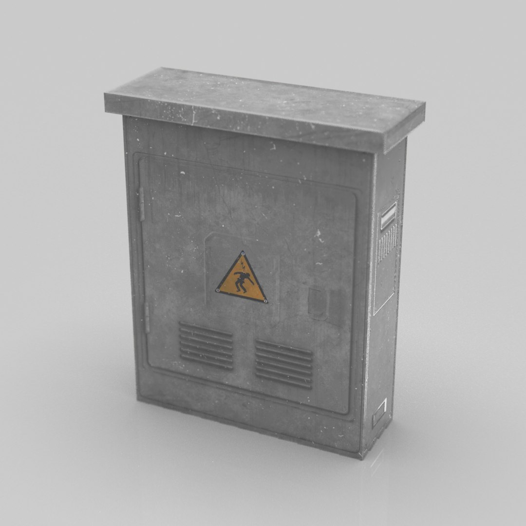 Utility Box 3D Model - TurboSquid 2095015