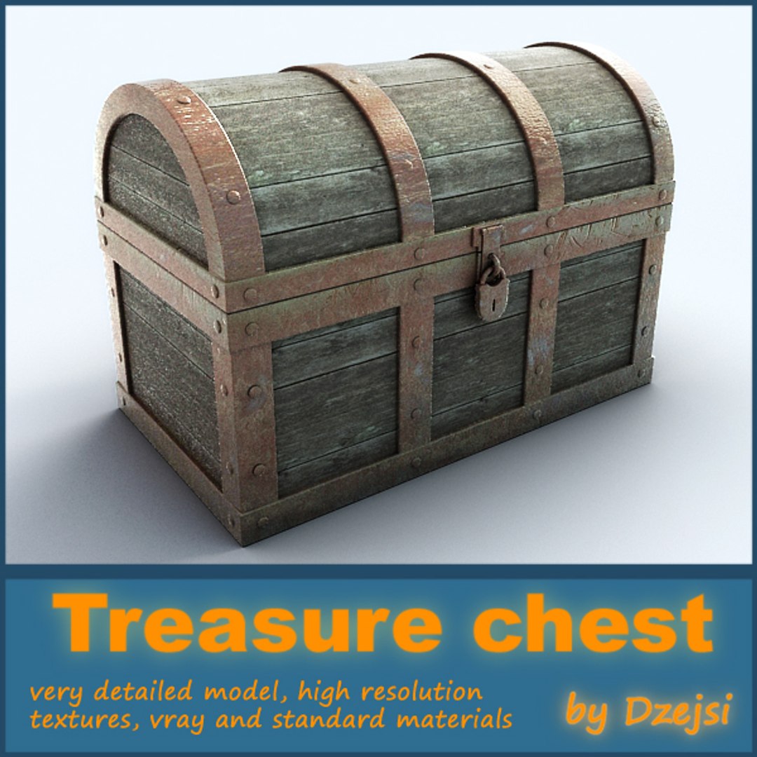 3d Treasure Chest Model