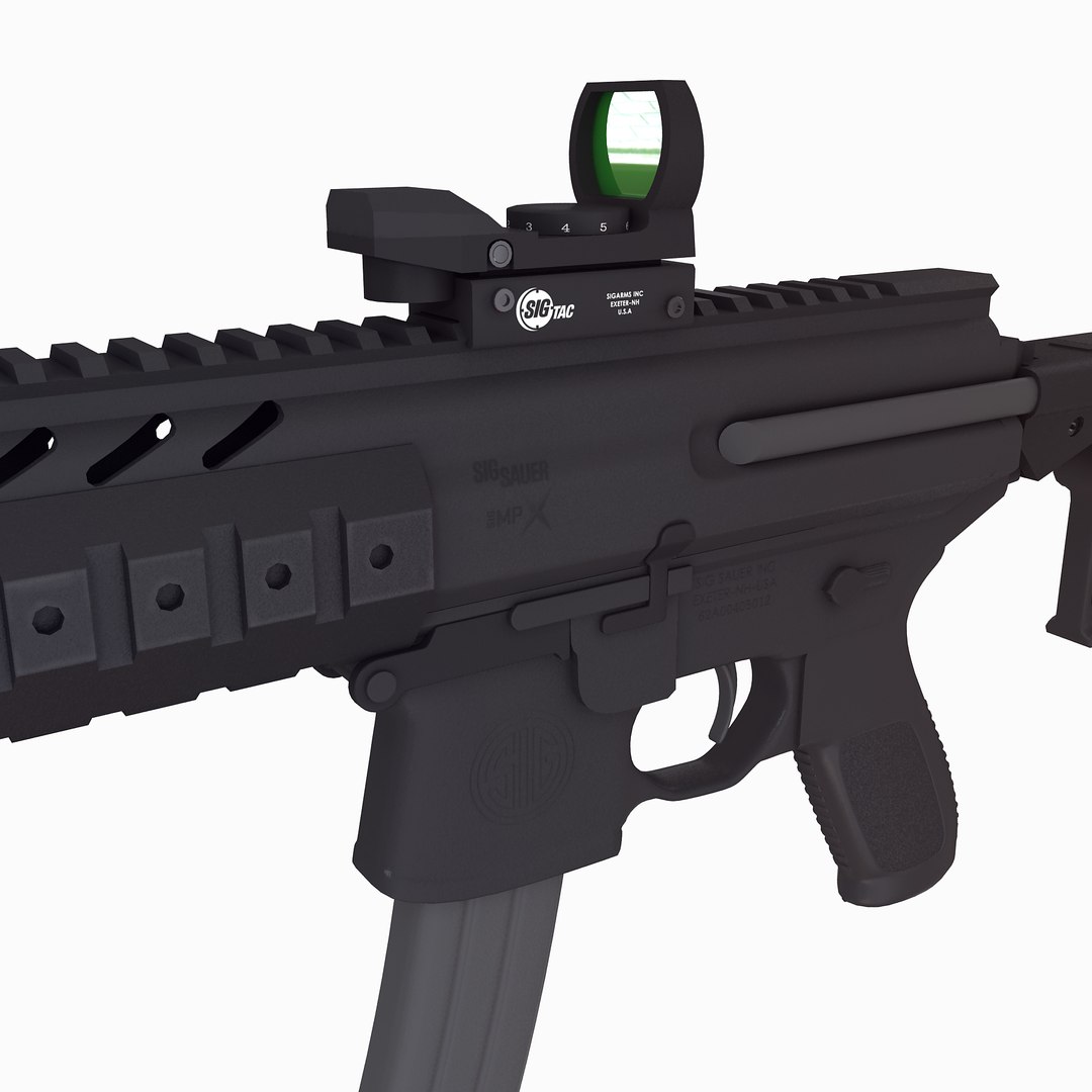 Sig Sauer Mpx 3d Model