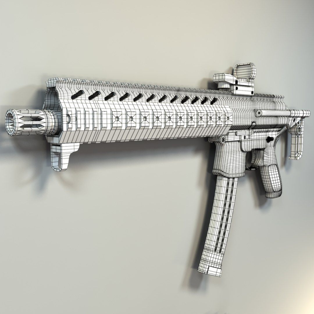 Sig Sauer Mpx 3d Model