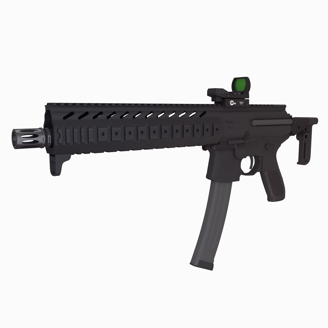 Sig Sauer Mpx 3d Model
