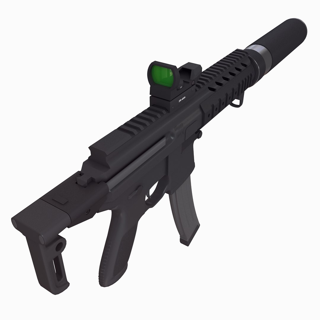 Sig Sauer Mpx 3d Model