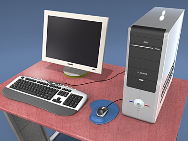 Desktop Computer 3D Models for Download | TurboSquid
