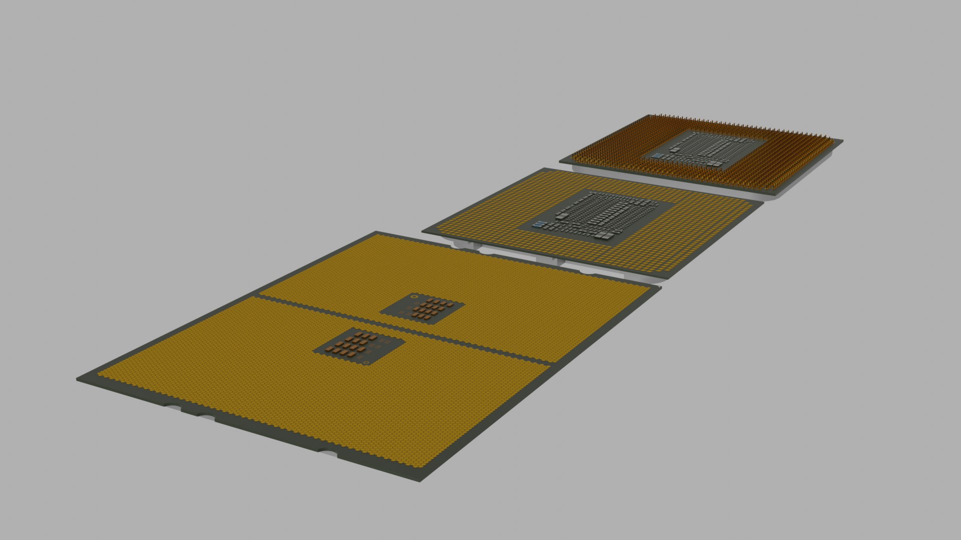 CPU 3D Model - TurboSquid 2029139