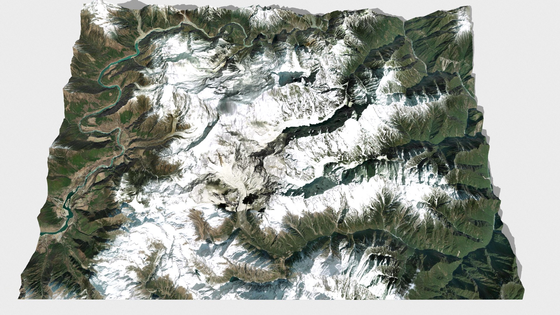 Mountain Landscape Namcha Barwa Tibet 3D - TurboSquid 1998653