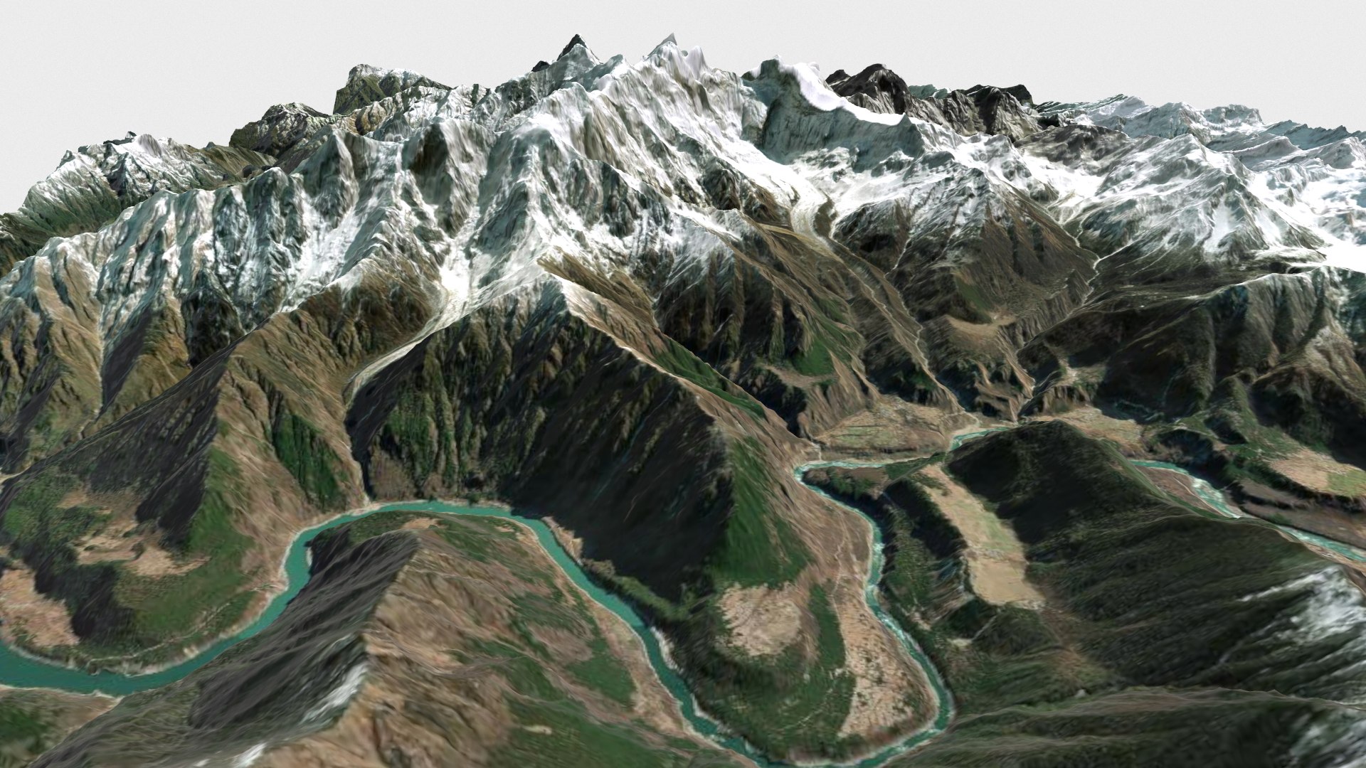 Mountain Landscape Namcha Barwa Tibet 3D - TurboSquid 1998653