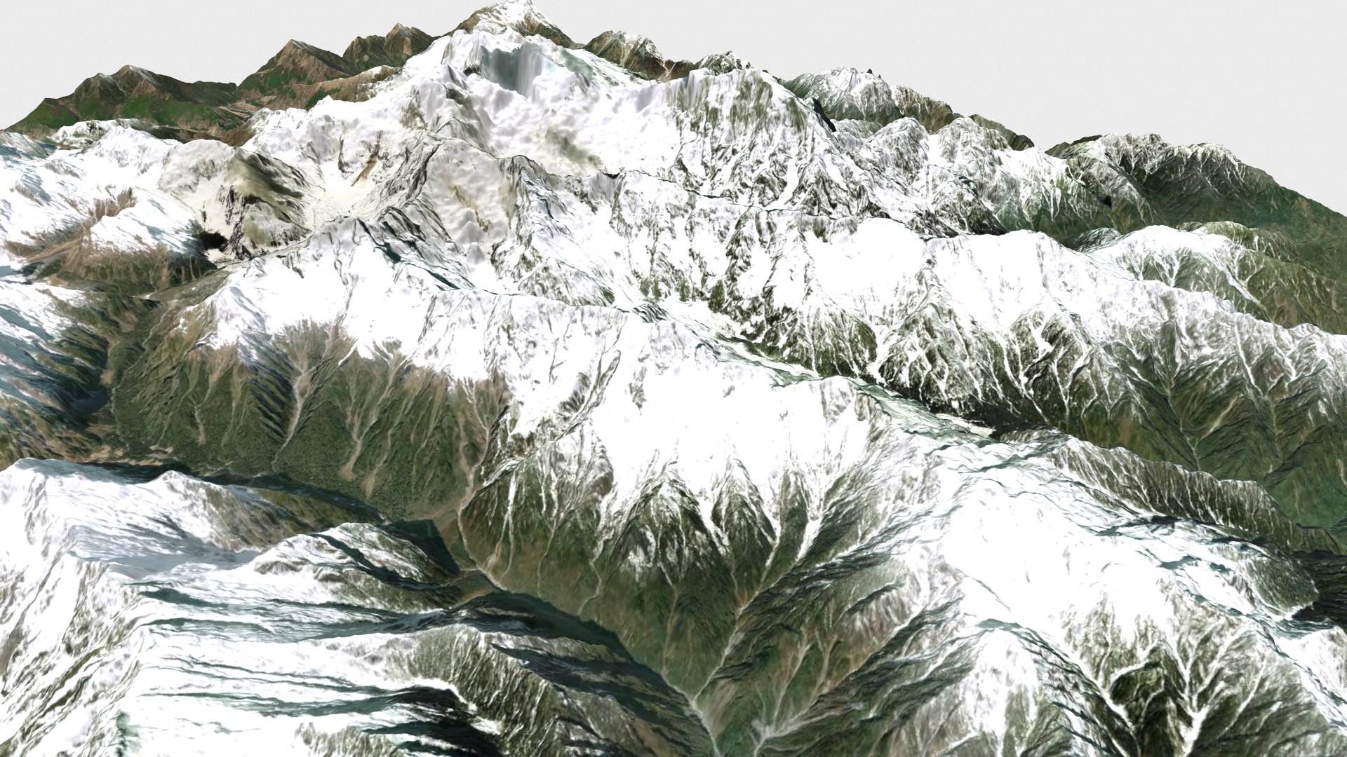 Mountain Landscape Namcha Barwa Tibet 3D - TurboSquid 1998653