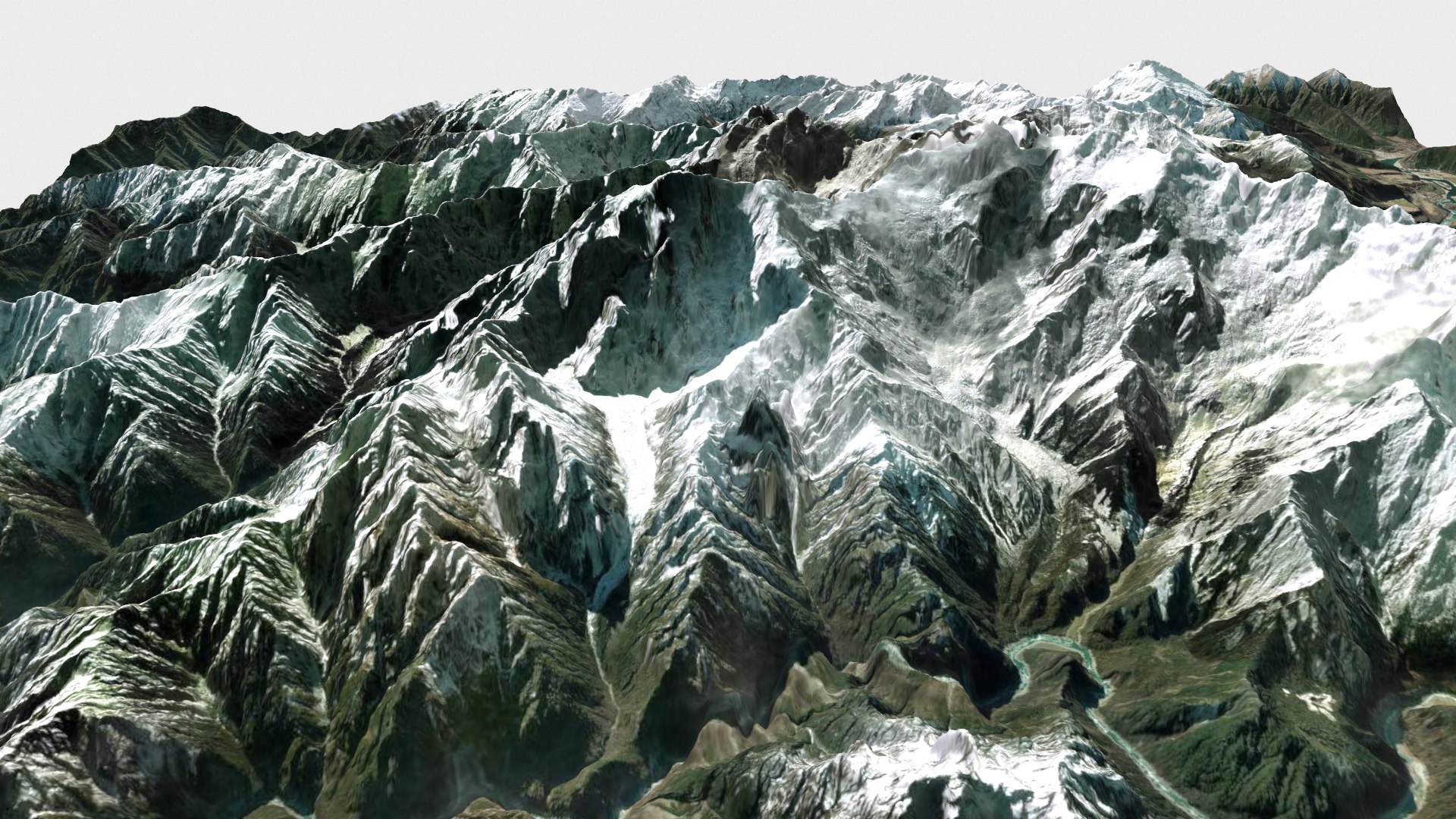 Mountain Landscape Namcha Barwa Tibet 3D - TurboSquid 1998653
