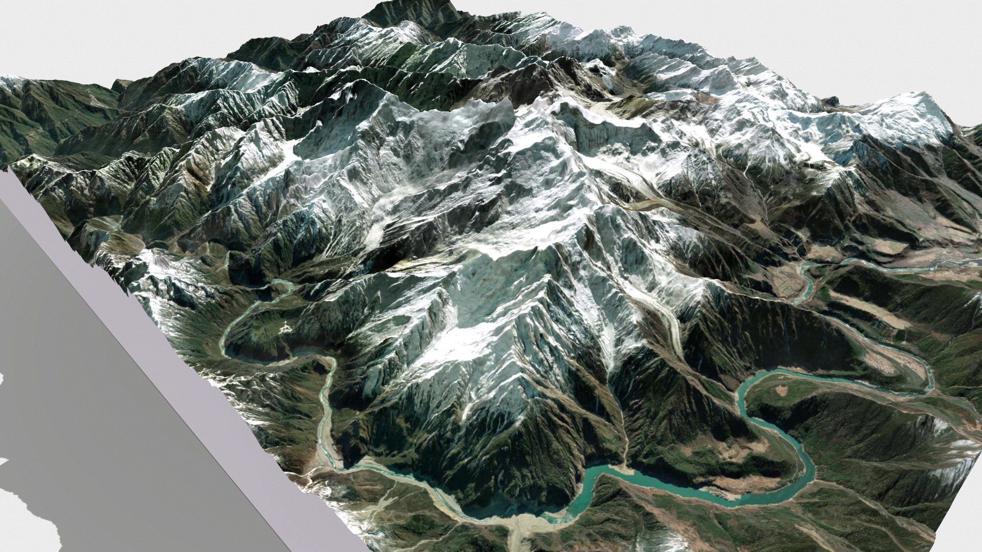 Mountain Landscape Namcha Barwa Tibet 3D - TurboSquid 1998653