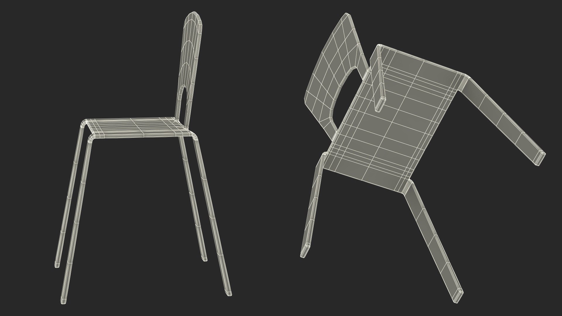 3D Library Chair - TurboSquid 2321072