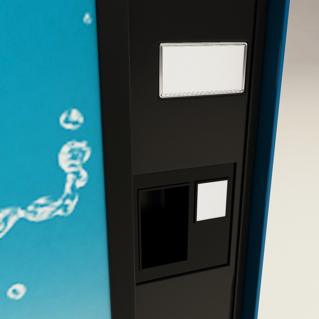 Pepsi Vending Machine 3d Model