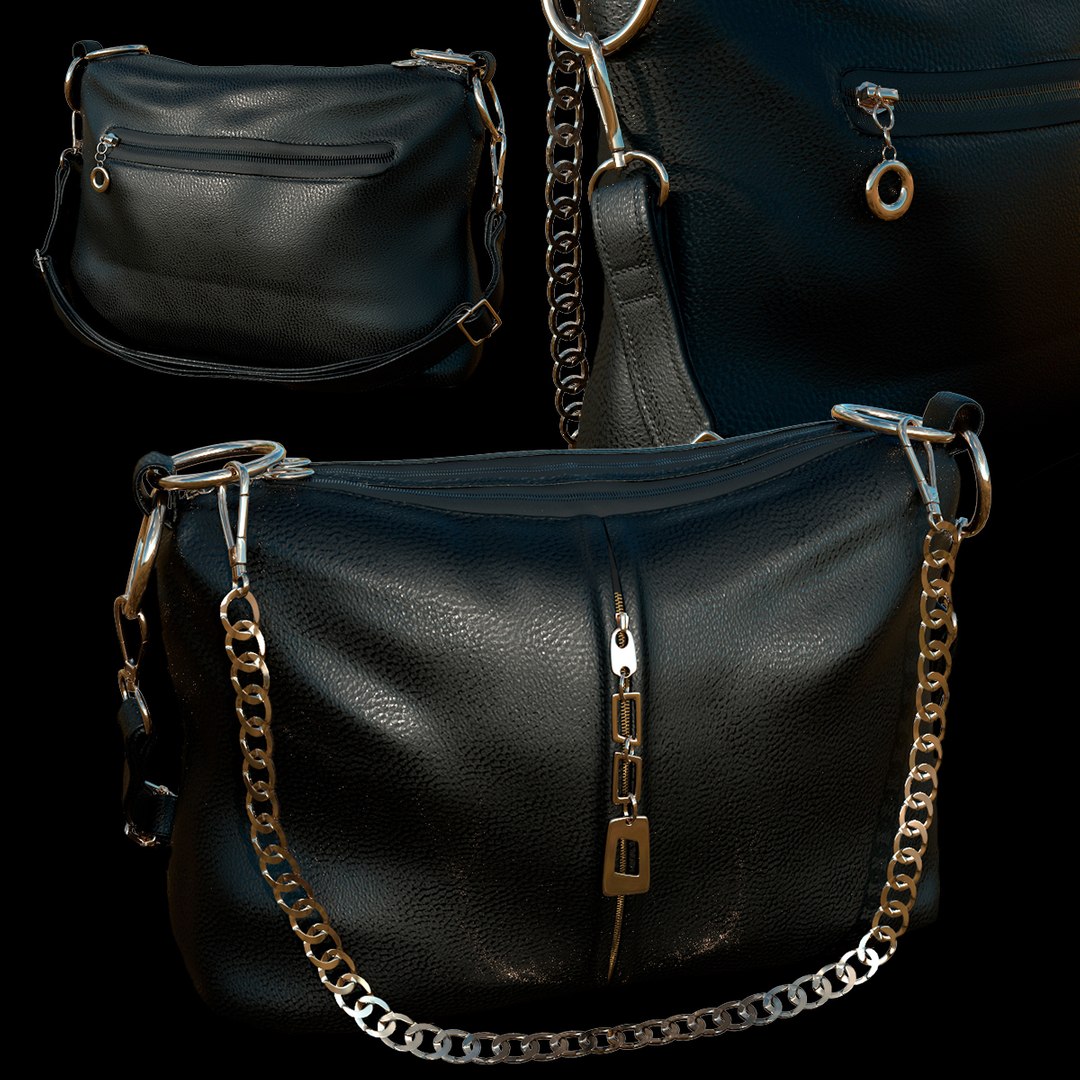 3D Leather Bag PBR VR - TurboSquid 1781864