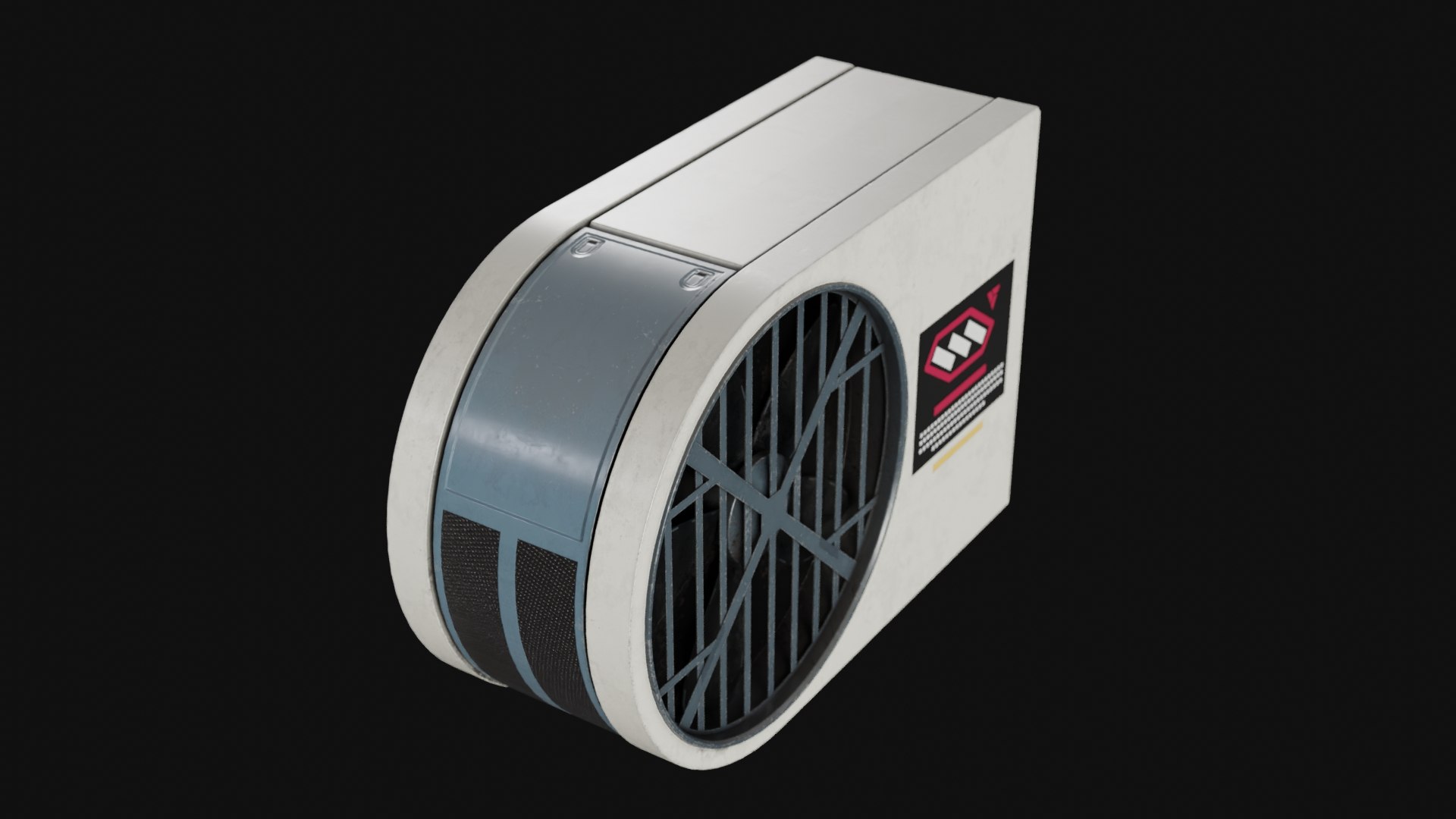 3D Model Air Conditioner And Refrigeration Machines Game Ready ...