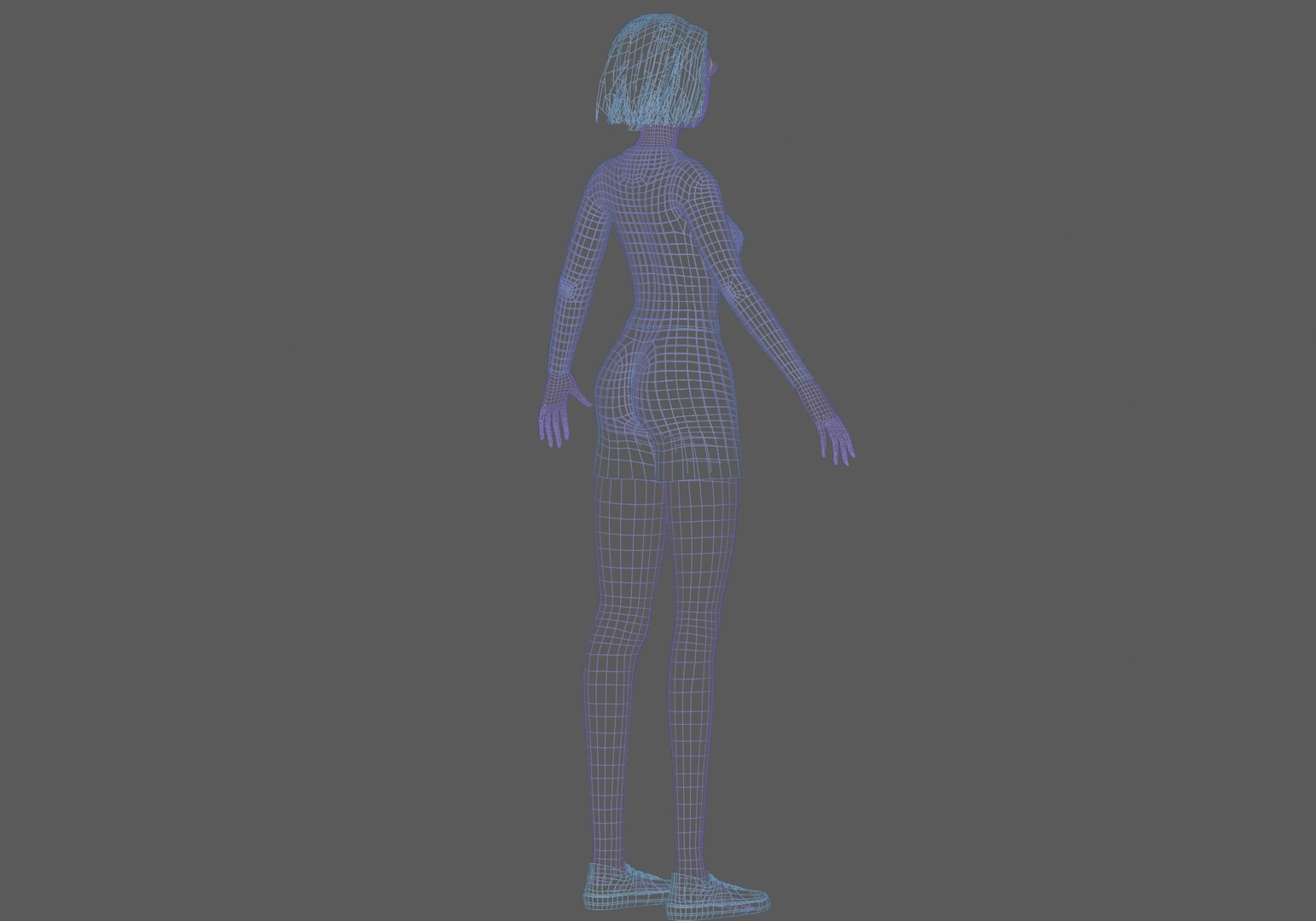 3D Low Poly Woman V27918 Model - TurboSquid 2261690