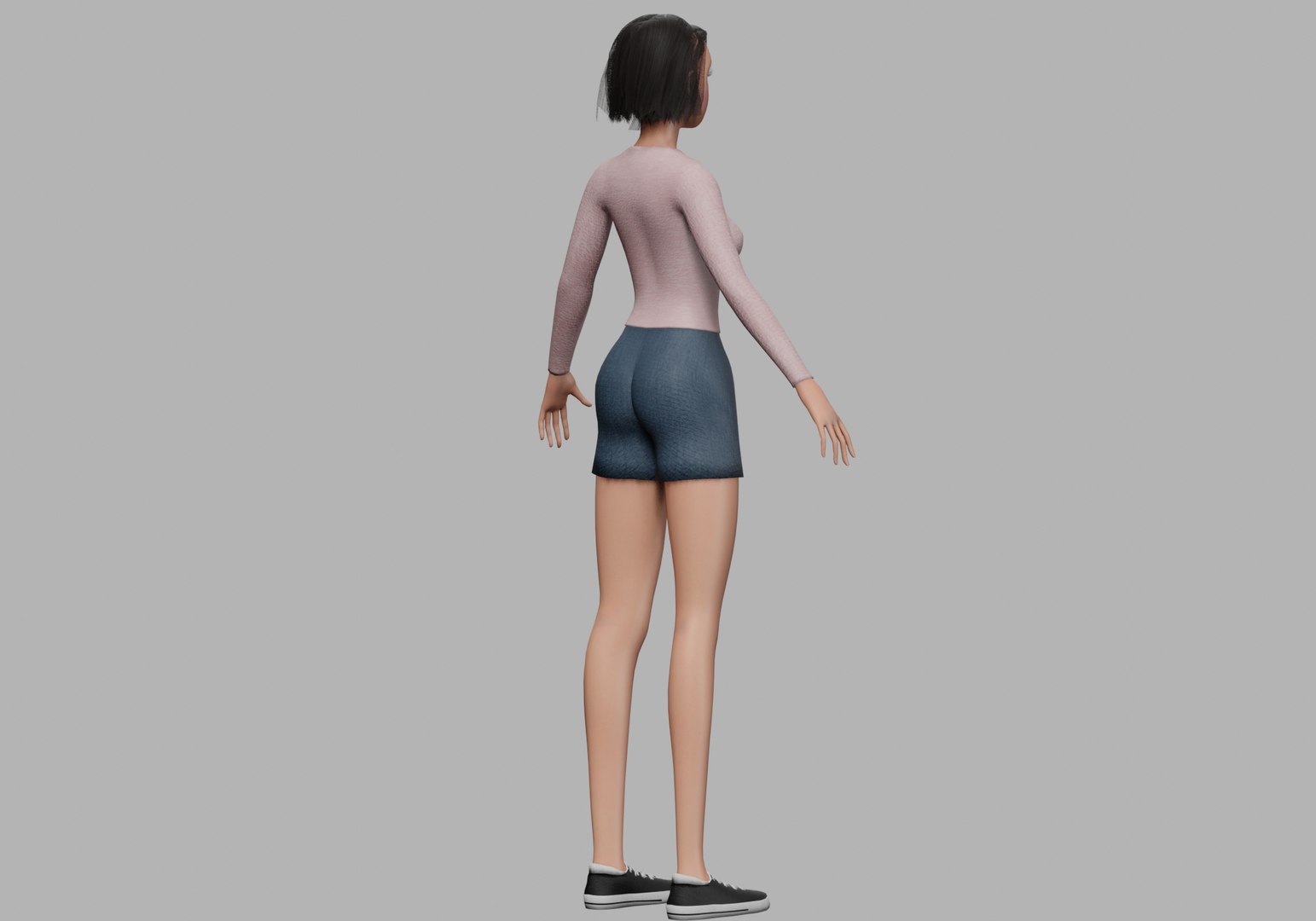 3D Low Poly Woman V27918 Model - TurboSquid 2261690