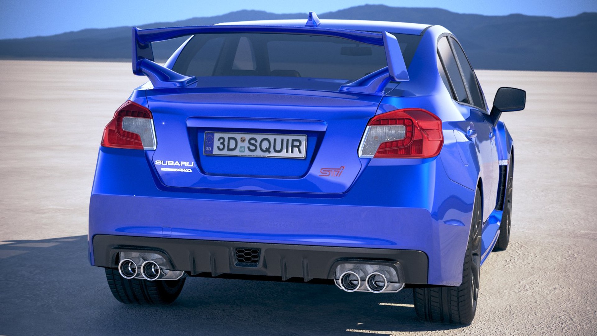 Subaru Wrx Sti 3D Model - TurboSquid 1378285