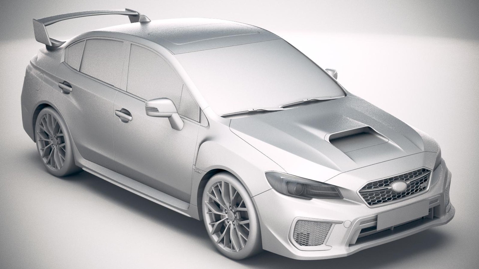 Subaru wrx sti 3D model - TurboSquid 1378285