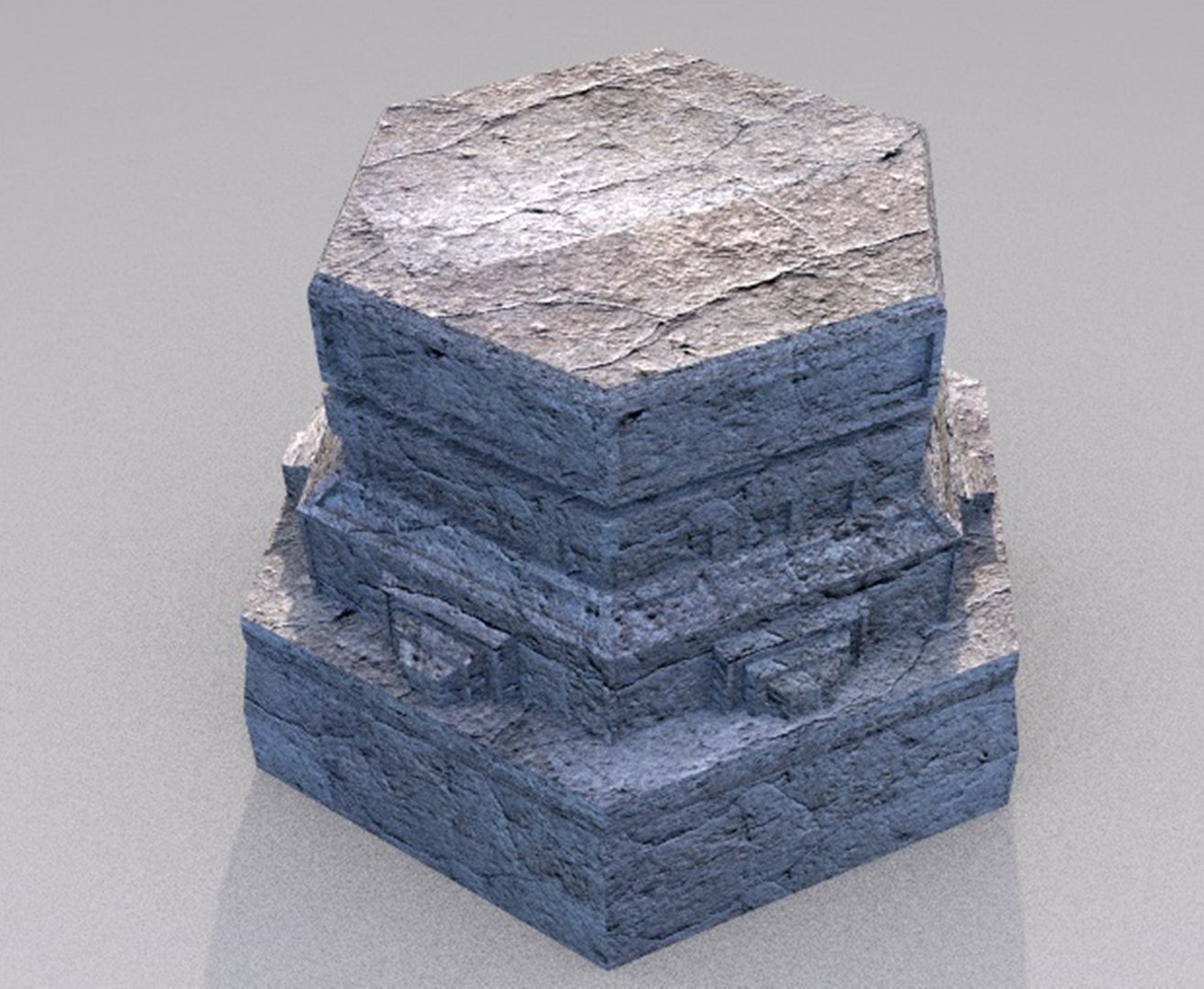 Pedestal Statue Sculpture Base 3D Model - TurboSquid 1878987