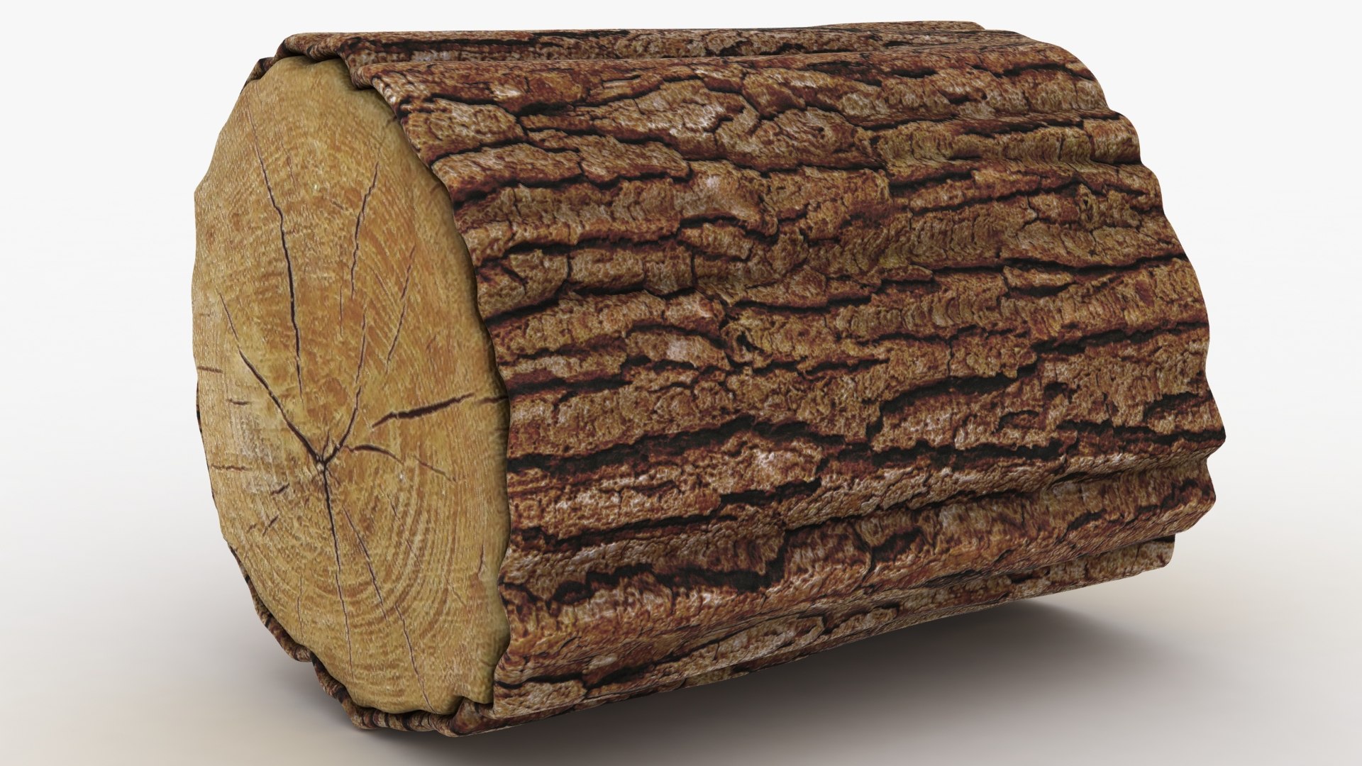 Wooden log 01 3D - TurboSquid 1568704